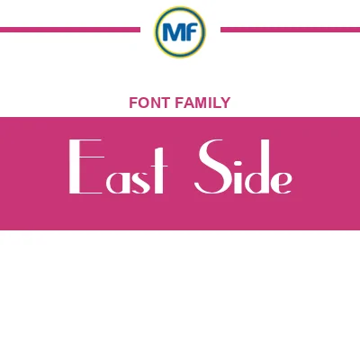 East Side Font Family: Download Free | MaisFontes