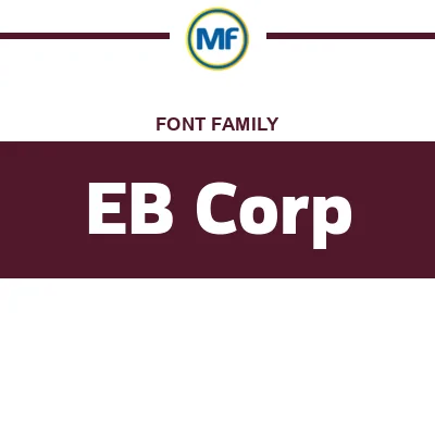 EB Corp Font Family: Download Free | MaisFontes