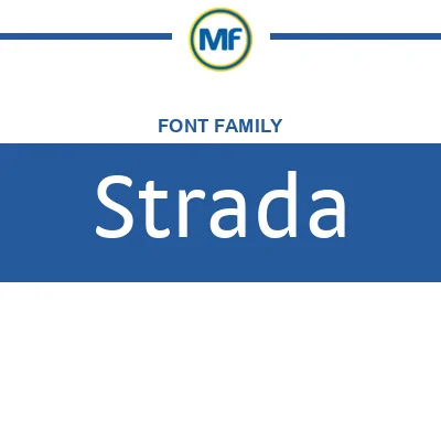 Download Strada Fonts | MaisFontes