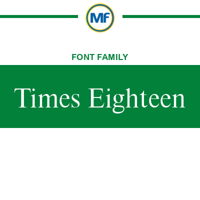 Download Times Eighteen Fonts | MaisFontes