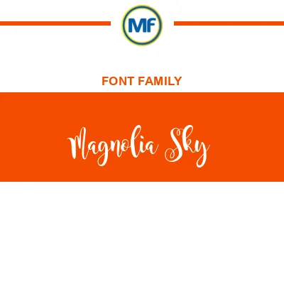 Magnolia Sky Font Family: Download Free | MaisFontes