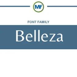 Belleza: Free Font Download | MaisFontes