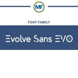 Evolve Sans EVO: Free Font Download | MaisFontes