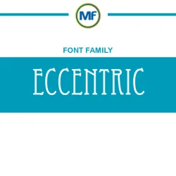 Eccentric: Free Font Download | MaisFontes