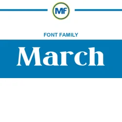 March Rough Font: Free Download | MaisFontes