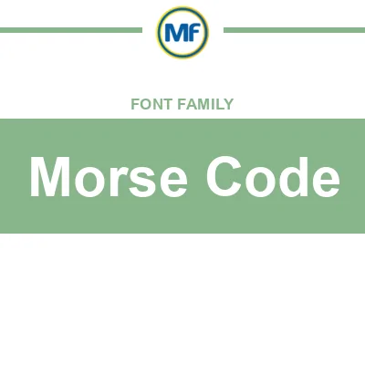 Morse Code Font Family: Download Free | MaisFontes