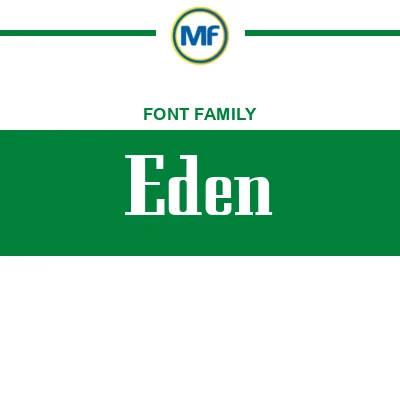 Eden Font Family: Download Free | MaisFontes