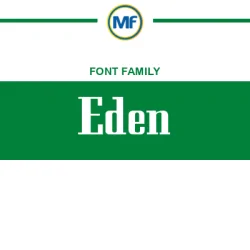 Eden Font: Free Download | MaisFontes