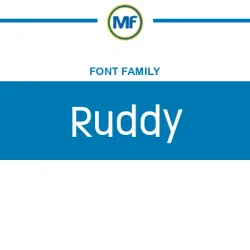 Ruddy Bold: Free Font Download | MaisFontes