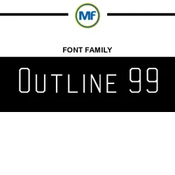 OUTLINE 99: Free Font Download | MaisFontes