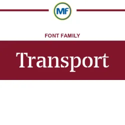 Transport Bold Font: Free Download | MaisFontes