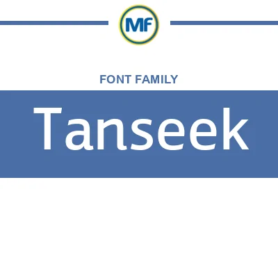 Tanseek Font Family: Free Download | MaisFontes