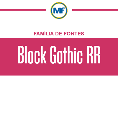 Baixar Fontes Block Gothic RR | MaisFontes