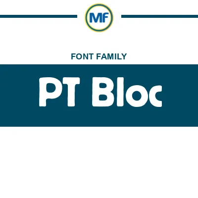 Download PT Bloc Fonts | MaisFontes