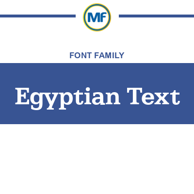 Egyptian Text Font Family: Download Free | MaisFontes