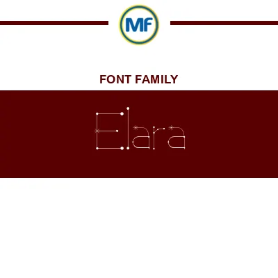 Elara Font Family: Free Download | MaisFontes