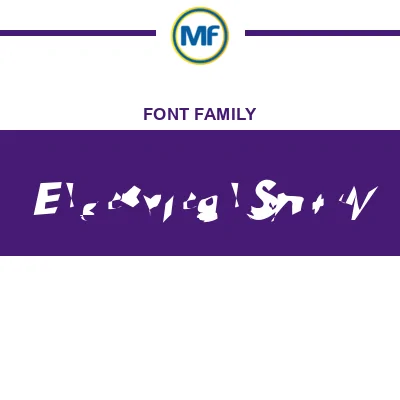 Electrical Snow Font Family: Free Download | MaisFontes