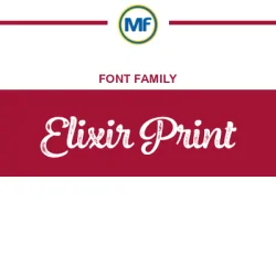 Elixir Print Sans: Free Font Download | MaisFontes