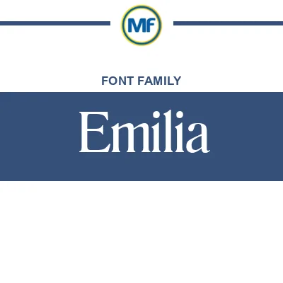 Emilia Font Family: Download Free | MaisFontes