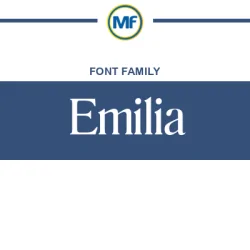 Emilia Font: Free Download | MaisFontes