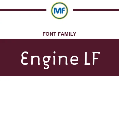 Engine LF Font Family: Download Free | MaisFontes