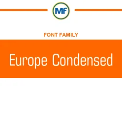 Europe Condensed Bold: Free Font Download | MaisFontes