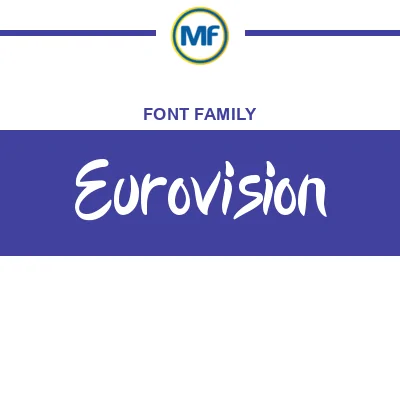 Eurovision Font Family: Free Download | MaisFontes