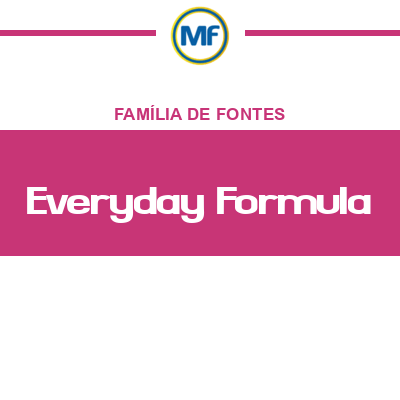 Everyday Formula Família de Fontes: Baixe Grátis | MaisFontes