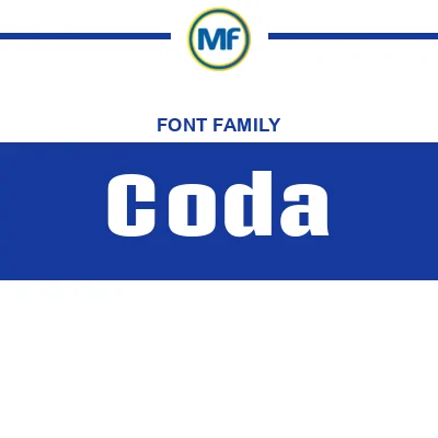 Download Coda Fonts (Google Fonts) | MaisFontes