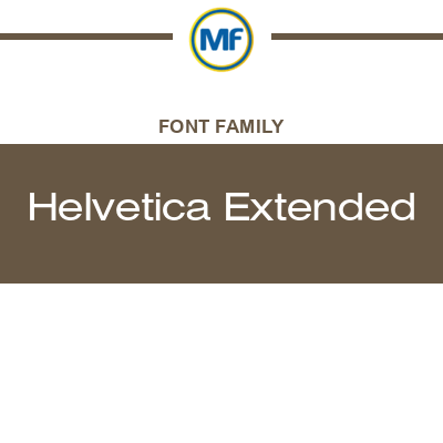 Download Helvetica Extended Fonts | MaisFontes