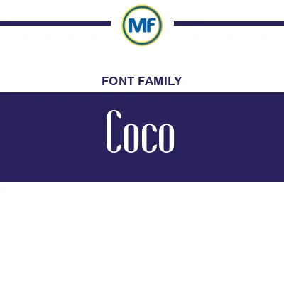 Download Coco Fonts | MaisFontes