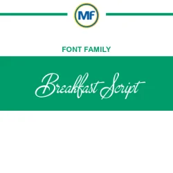Breakfast Script Regular: Free Font Download | MaisFontes