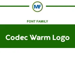 Codec Warm Logo Bold: Free Font Download | MaisFontes