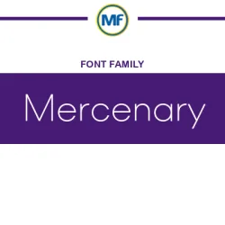 Mercenary Bold: Free Font Download | MaisFontes