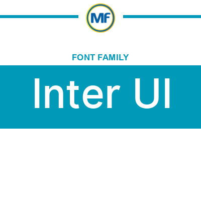 Inter UI Font Family: Download Free | MaisFontes