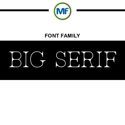 Download AC Big Serif Fonts | MaisFontes