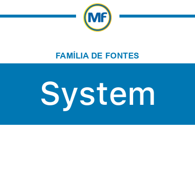 System Font Família de Fontes: Baixe Grátis | MaisFontes