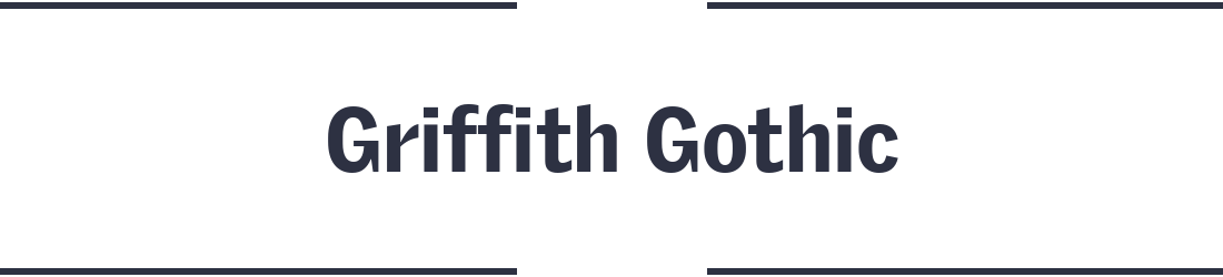 Griffith Gothic Font Family: Free Download | MaisFontes