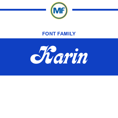 Download Karin Fonts | MaisFontes
