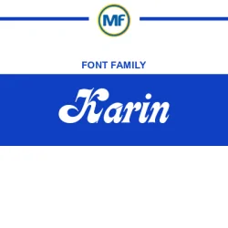 Karin Regular: Download Free Font | MaisFontes