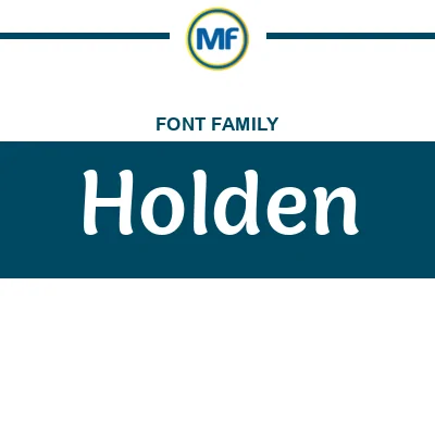 Holden Font Family: Free Download | MaisFontes