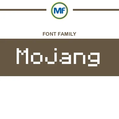 Mojang Font Family: Free Download | MaisFontes