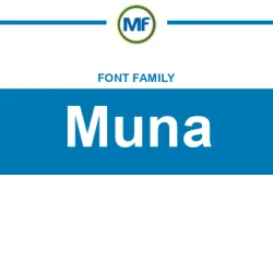 Muna Bold Font: Free Download | MaisFontes