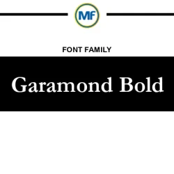 Garamond Bold Condensed: Free Font Download | MaisFontes
