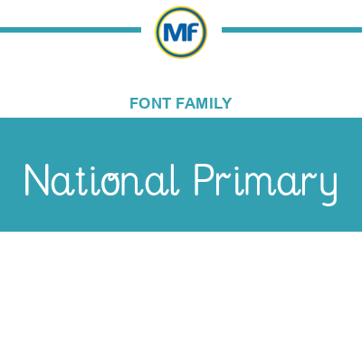 Download National Primary Fonts | MaisFontes