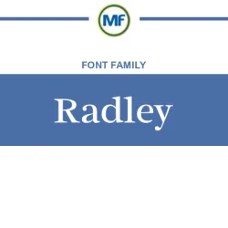 Radley: Free Font Download | MaisFontes