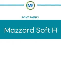 Mazzard Soft H SemiBold: Download Free Font | MaisFontes