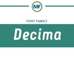 Decima: Free Font Download | MaisFontes