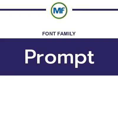 Download Prompt Fonts (Google Fonts) | MaisFontes