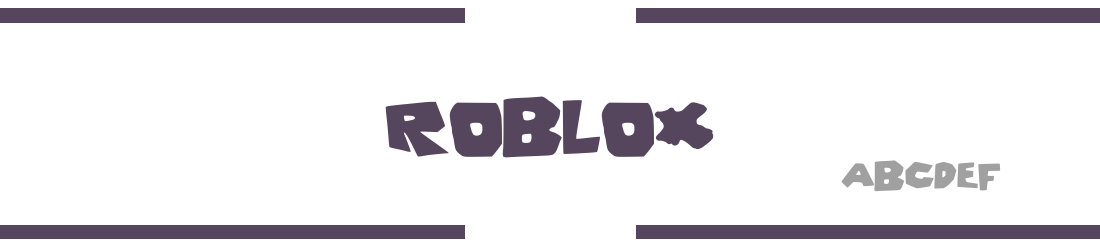 ROBLOX FONT: Baixar Fonte Grátis | MaisFontes
